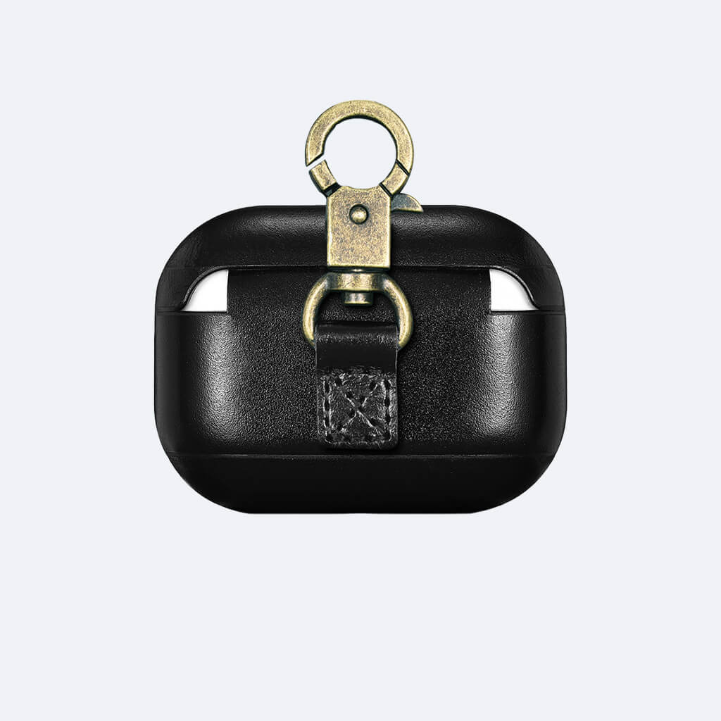 Apple AirPods Pro Leather Case - Classic - Black