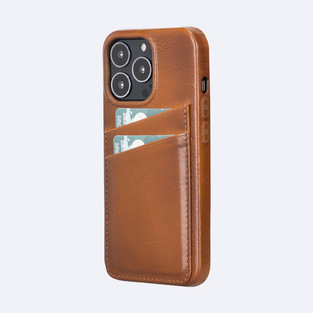 Best Leather Card Holder Case for iPhone 14 Pro - Oxa